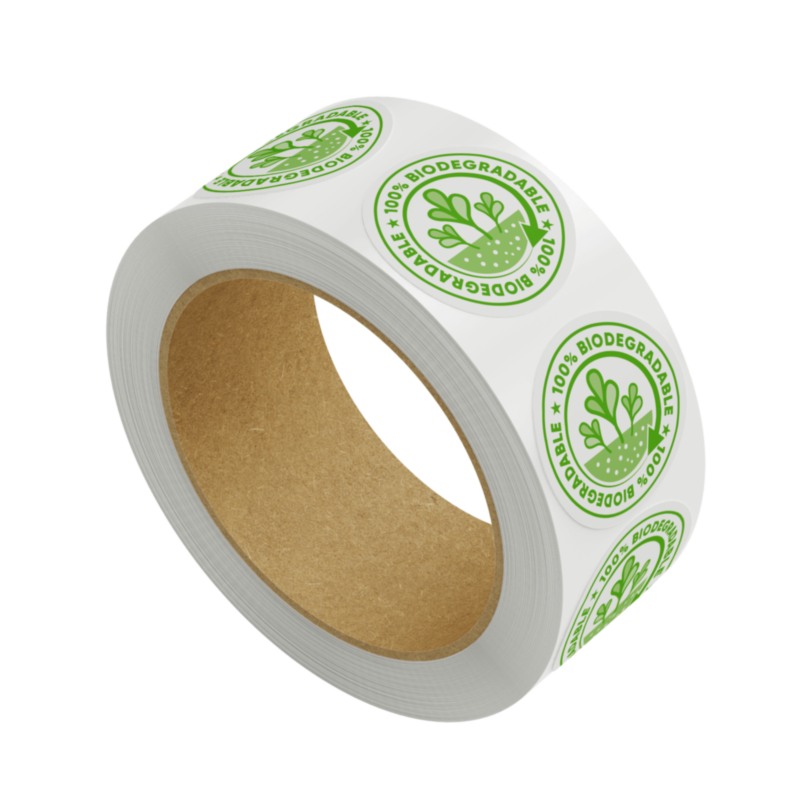 100% Biodegradable Labels 50mm | Labels Online