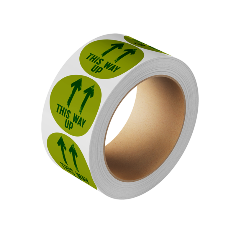 Eco-Friendly This Way Up Labels 50mm | Eco Labels