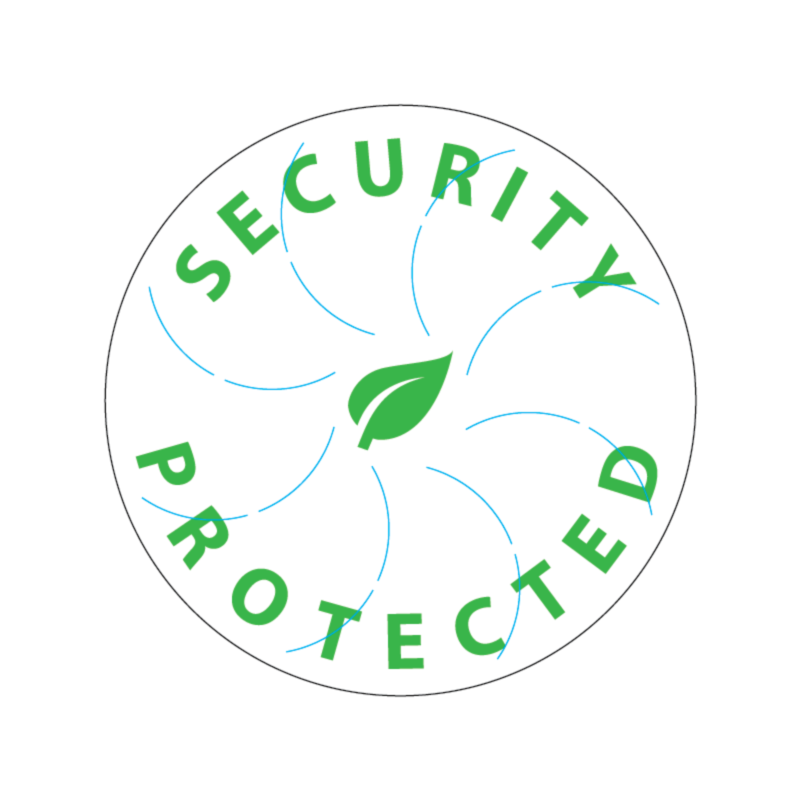 50mm White Recyclable Tamper-Evident Security Labels | Eco Labels