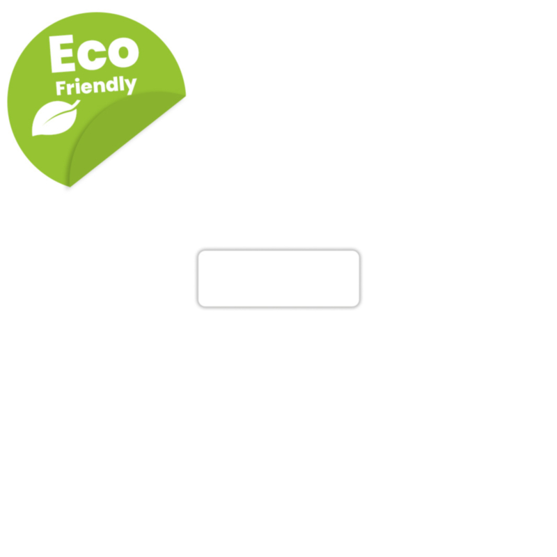 30x20mm Biodegradable Clear Seal Stickers | Eco Labels